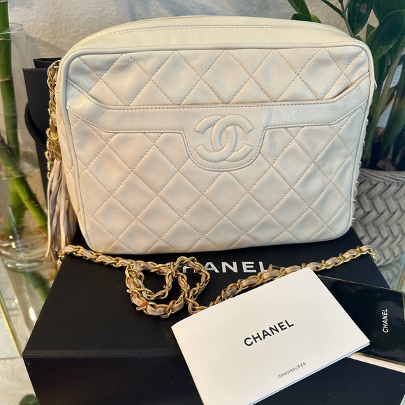 CHANEL | Bags | Chanel Camera Bag Lambskin Gold | Poshmark
